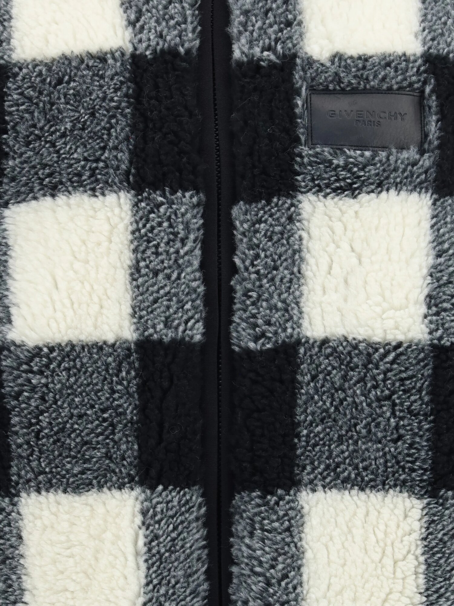 Куртка GIVENCHY Checked bomber jacket, размер 48, бежевый/белый — фото 1