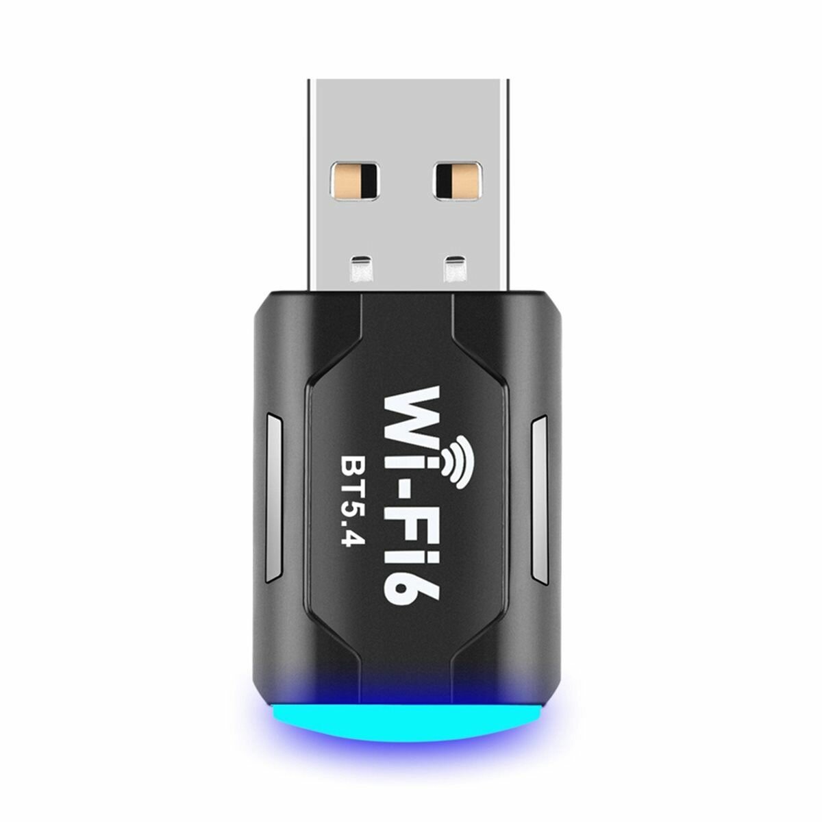 Адаптер Wi-Fi 6 USB Bluetooth 5.4 2-В-1, Двухдиапазонный 2,4 ГГц И 5 ГГц беспроводной USB-адаптер