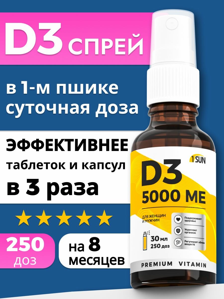 Витамин Д3 5000 спрей D3 витамин 5000 МЕ д3 спрей 5000 ме