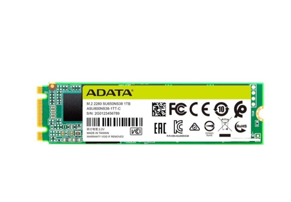 Твердотельный накопитель A-Data Ultimate SU650 ASU650NS38-1TT-C 1ТБ, M.2 2280