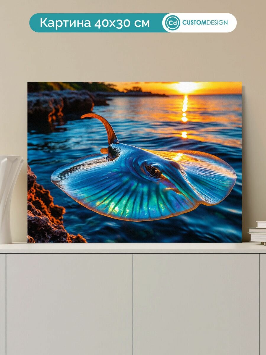 Картина на стену для интерьера Кит 30x40 см