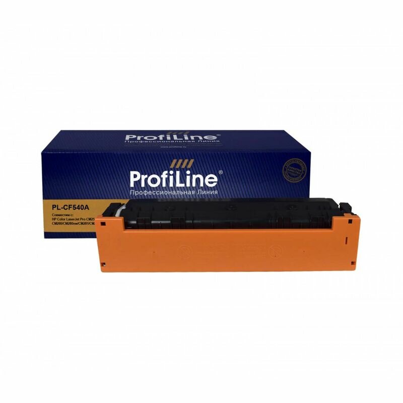 Картридж CF540A для HP LaserJet M254NW, M281FDW, M280NW, M254DW, M281FDN ProfiLine черный