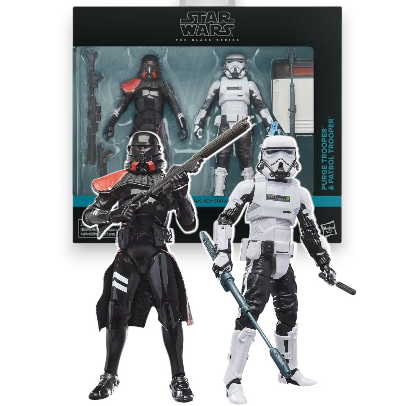 Фигурки Штурмовики «Jedi Survivor Purge Trooper And Patrol Trooper» от Hasbro Black Series