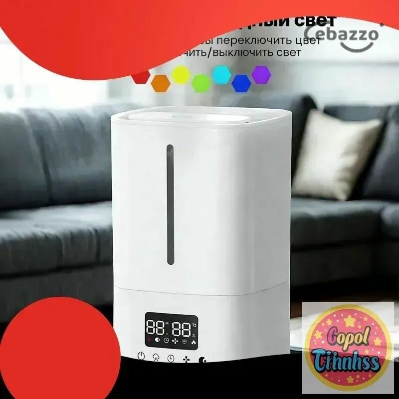 Увлажнитель воздуха Xiaomi Smartmi Evaporative Humidifier 3 Lite, белый
