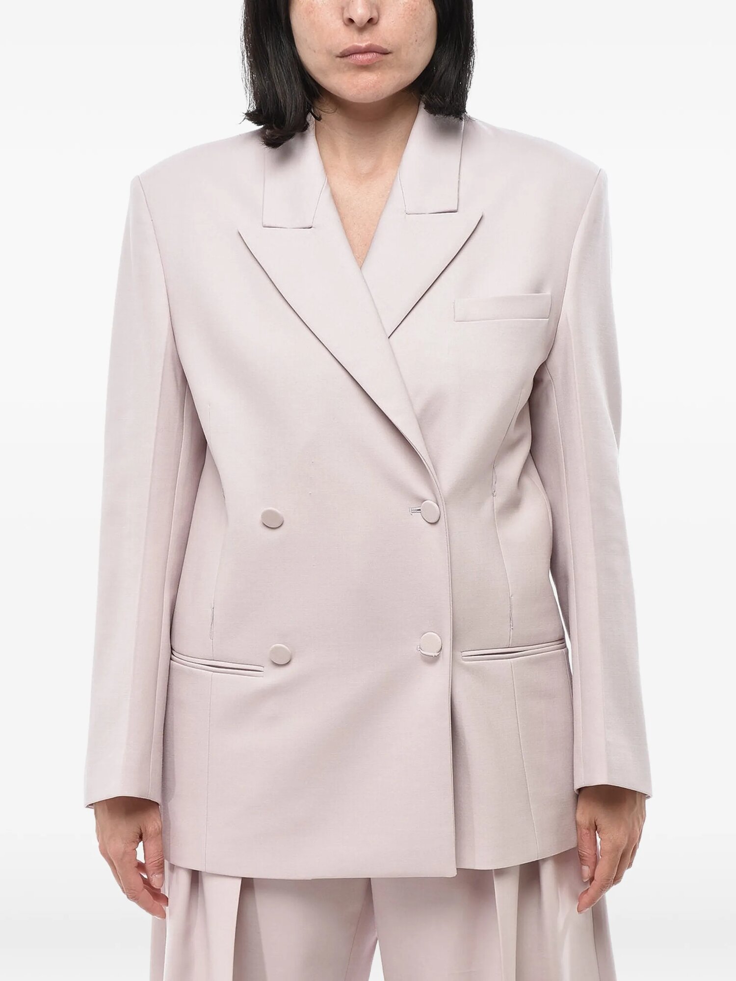 Пиджак Double-breasted oversized blazer