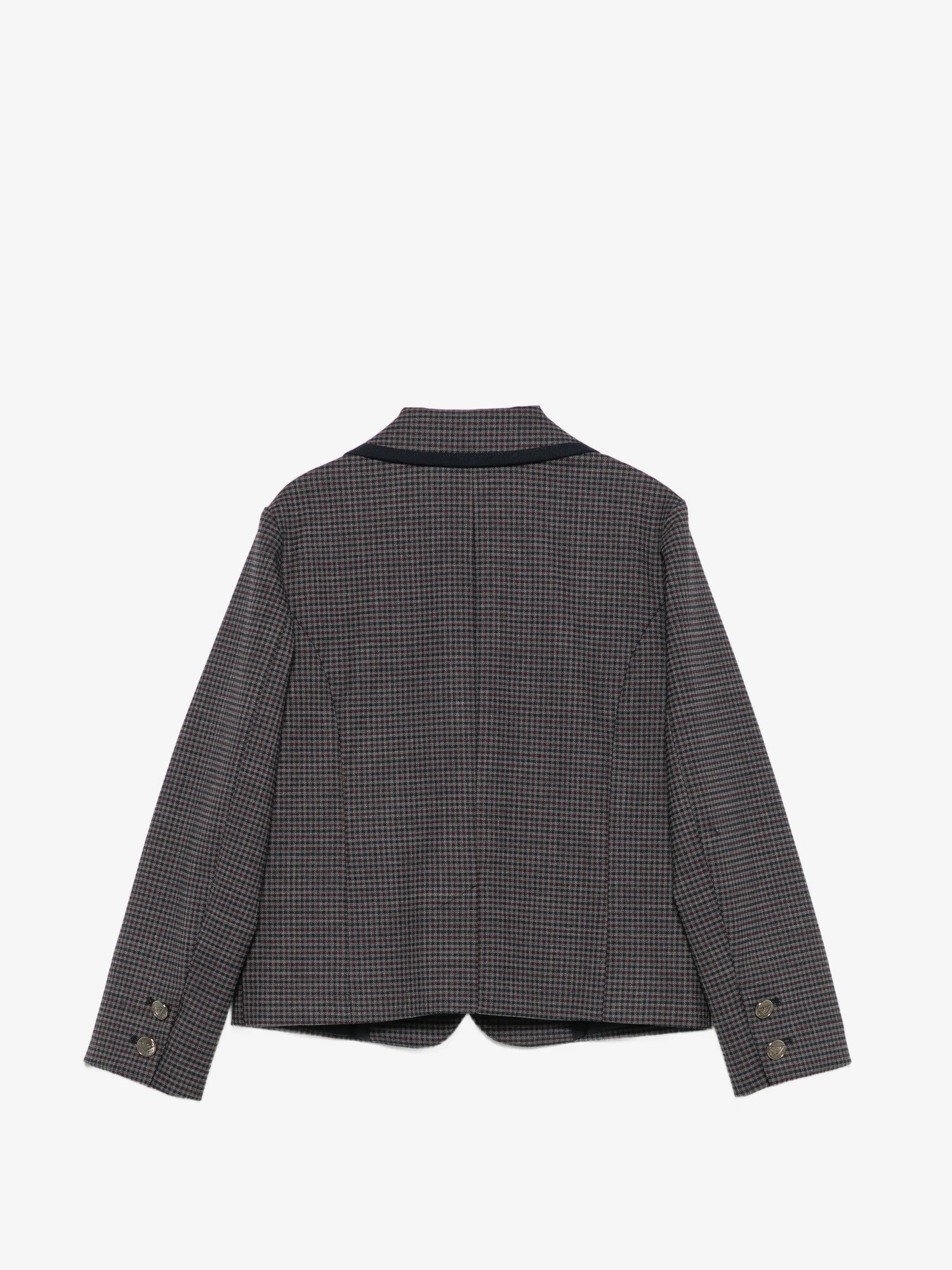 Пиджак EMPORIO ARMANI Houndstooth-patterned blazer, размер 4 года, синий — фото 1