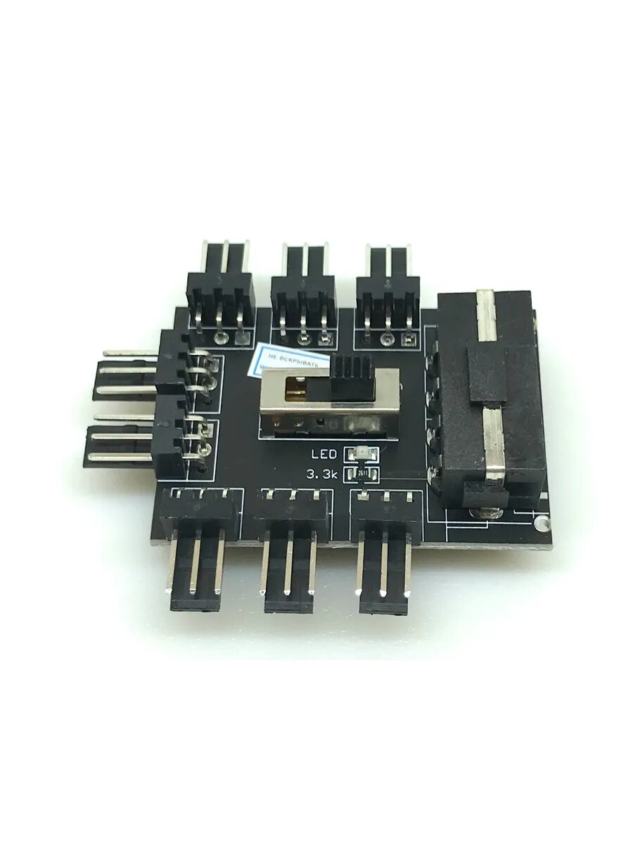 Разветвитель питания кулеров molex - 8x3 pin