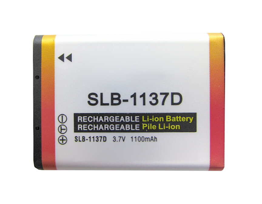 Аккумуляторная батарея MyPads 1100mAh SLB-1137D для фотоаппарата Samsung i100/ i80/ L201/ L74 Wide/ NV100HD/ NV11
