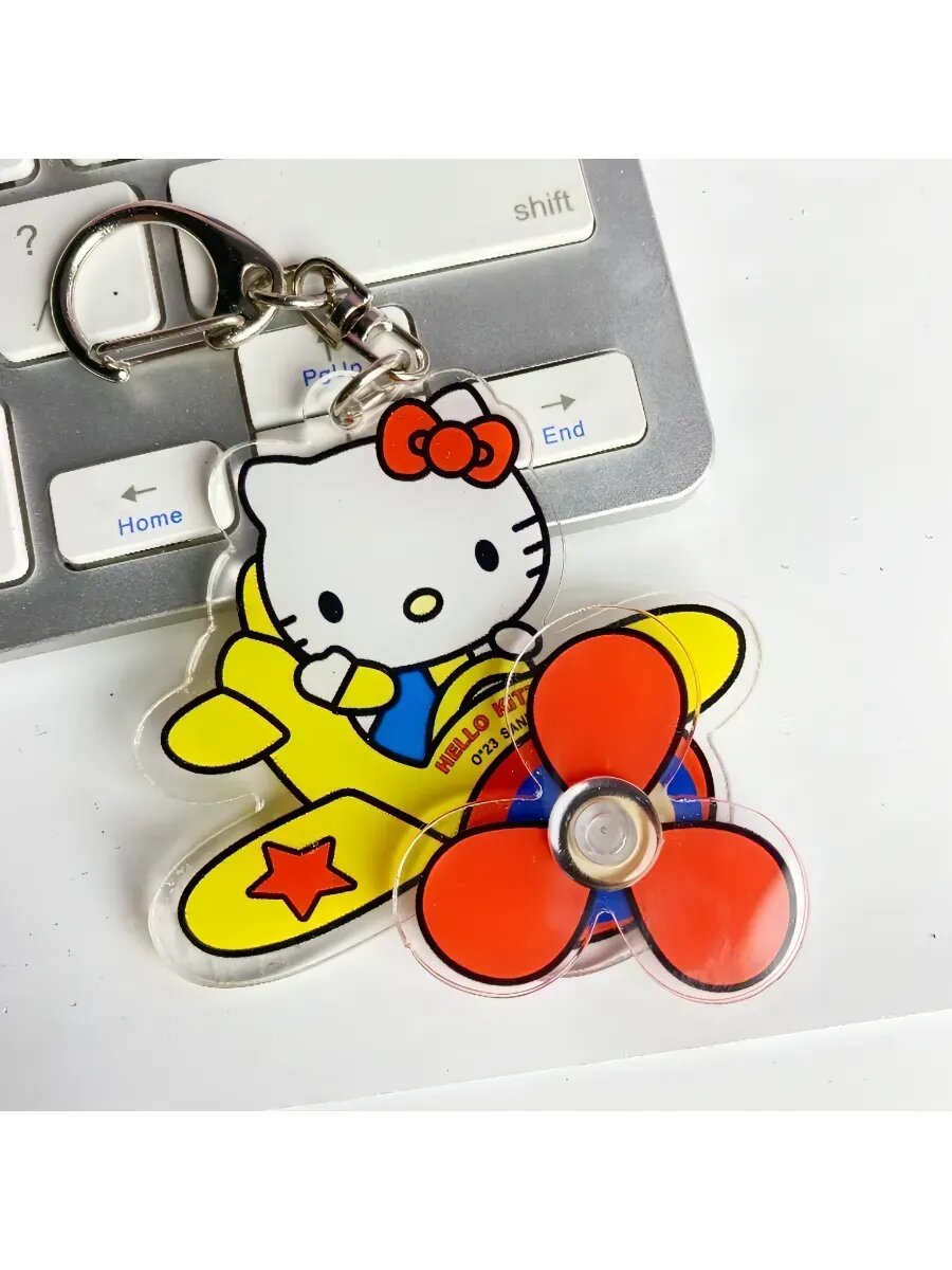 Брелок, красный/желтый