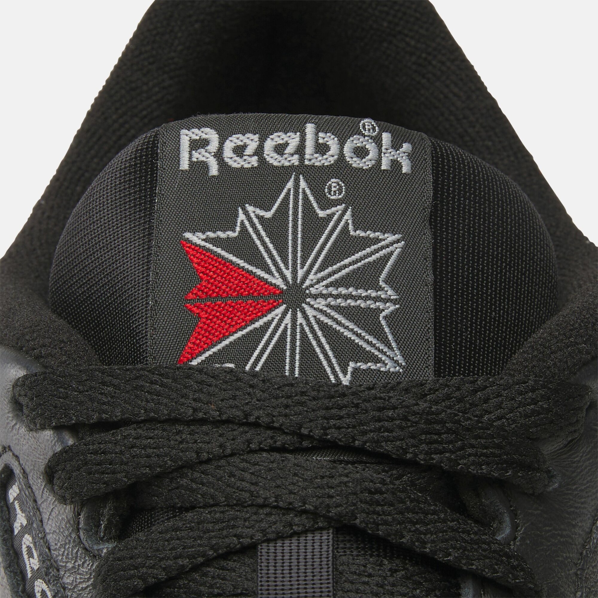 Кроссовки Reebok Classic Leather, размер 8.5 US, черный/серый/коричневый — фото 1