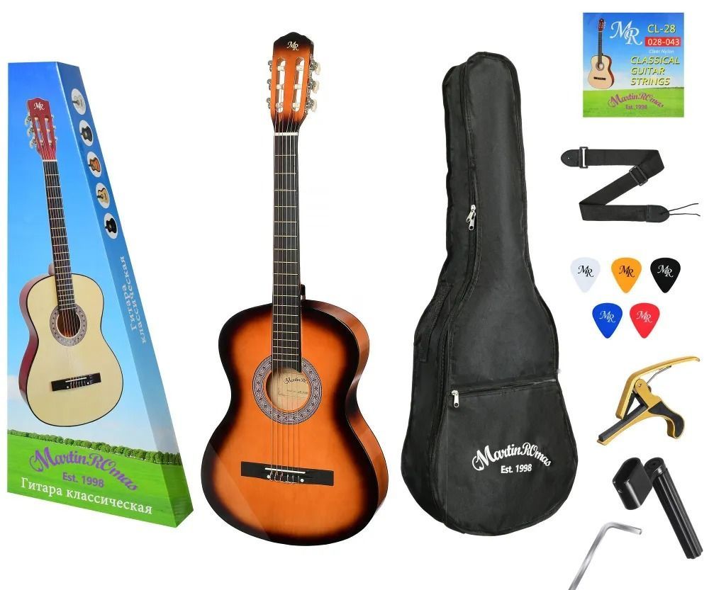 Гитара классическая 3/4 MARTIN ROMAS PACK JR-360 SB набор