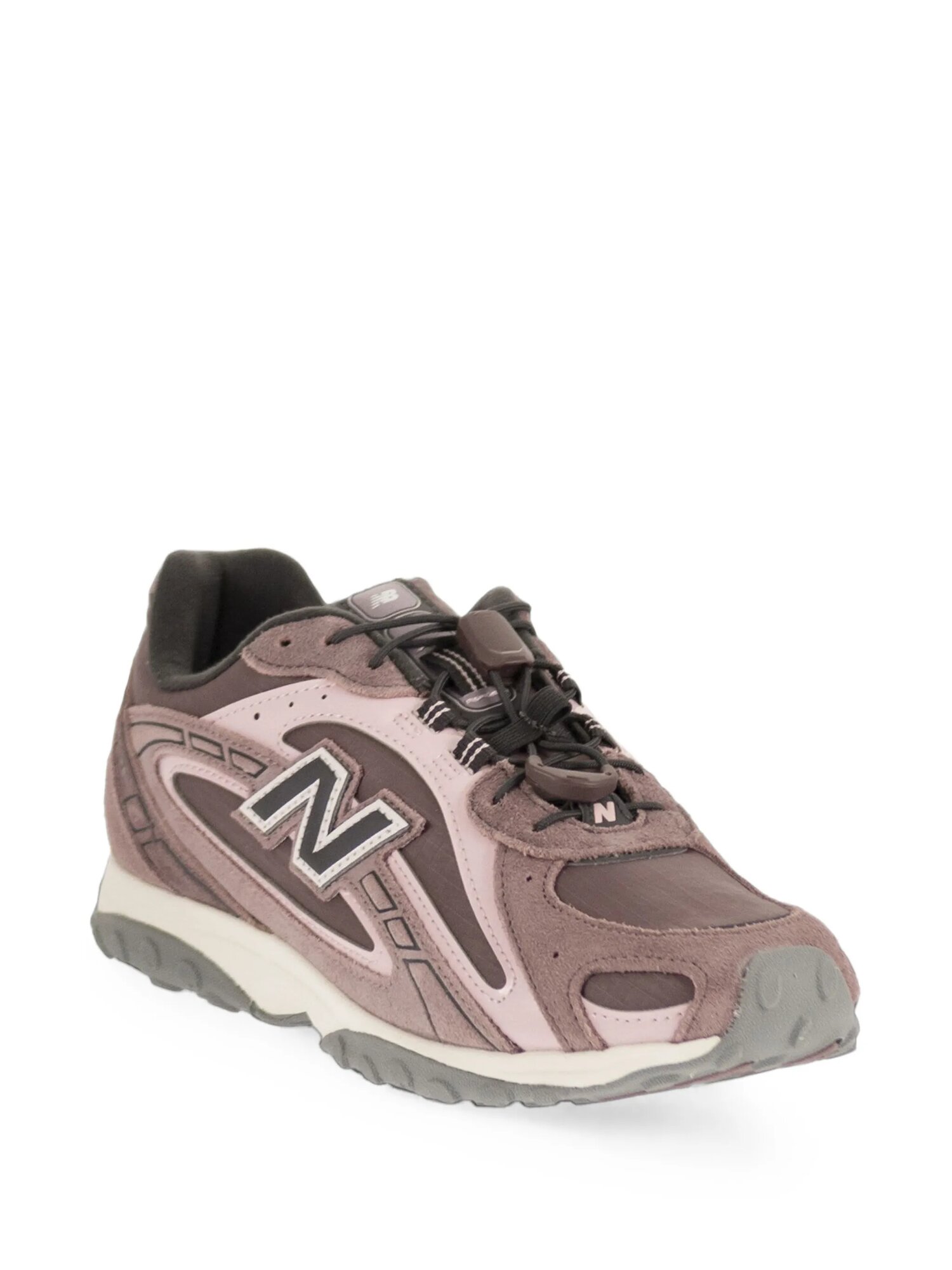 Кроссовки New Balance Mesh suede-panel sneakers, размер 8.5, фиолетовый — фото 1