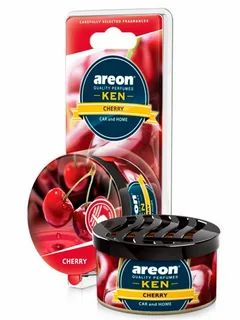 Ароматизатор воздуха на панель приборов AREON GEL KEN CHERRY жестяная банка BLISTER