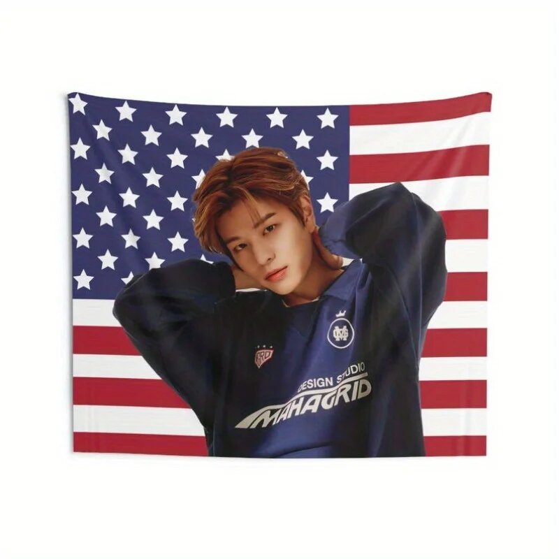 Гобелен SKZ S-Seungmin, американский флаг