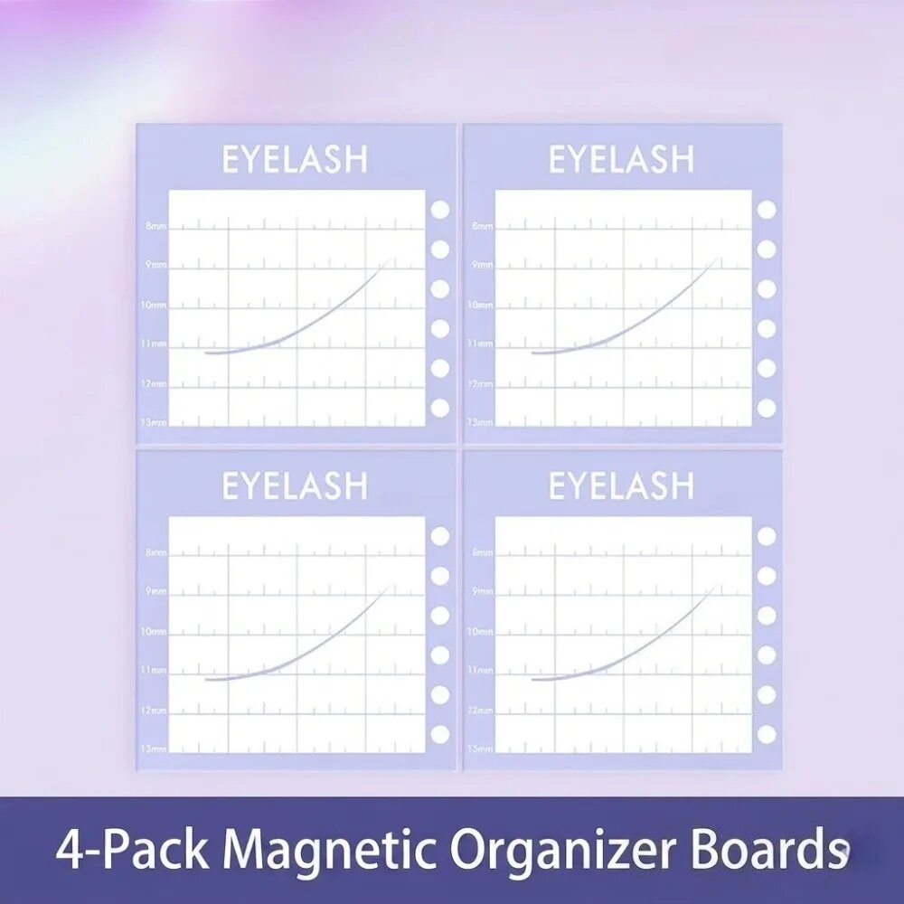 Магнитный органайзер для ресниц 4pcs sheets