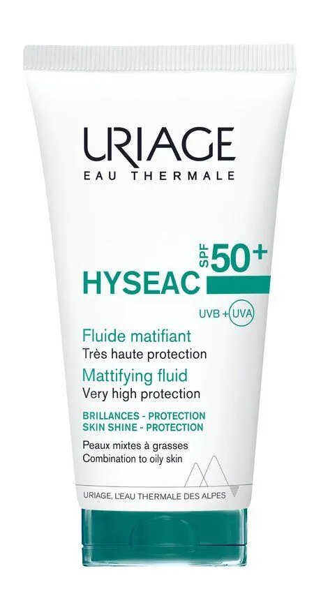 URIAGE Исеак Эмульсия для лица матирующая SPF 50+, 50 мл