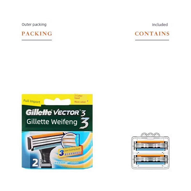 Набор для бритья Gillette Venus 3 Series с 2 лезвиями для замены