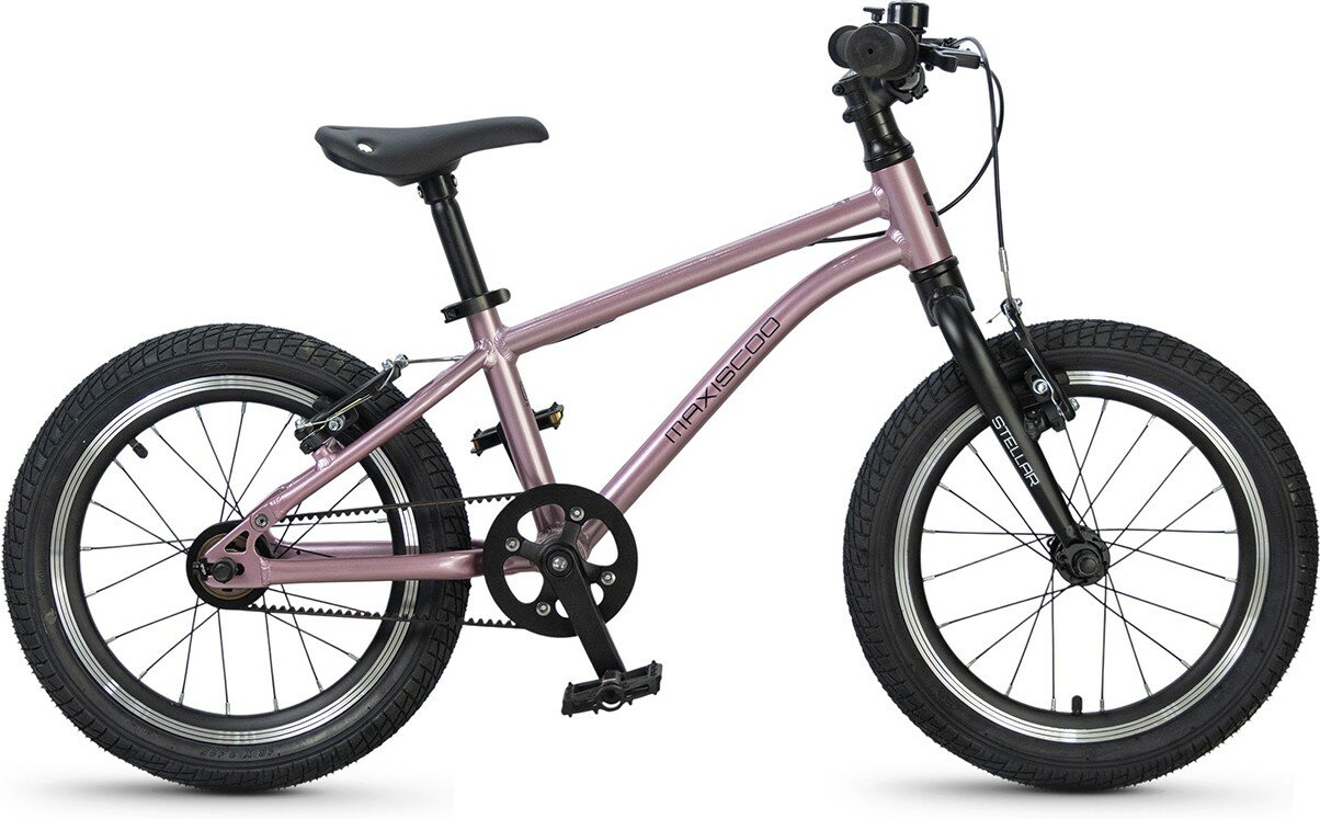 Велосипед Maxiscoo Stellar Standard 16 (2026) (98-110 см), розовый