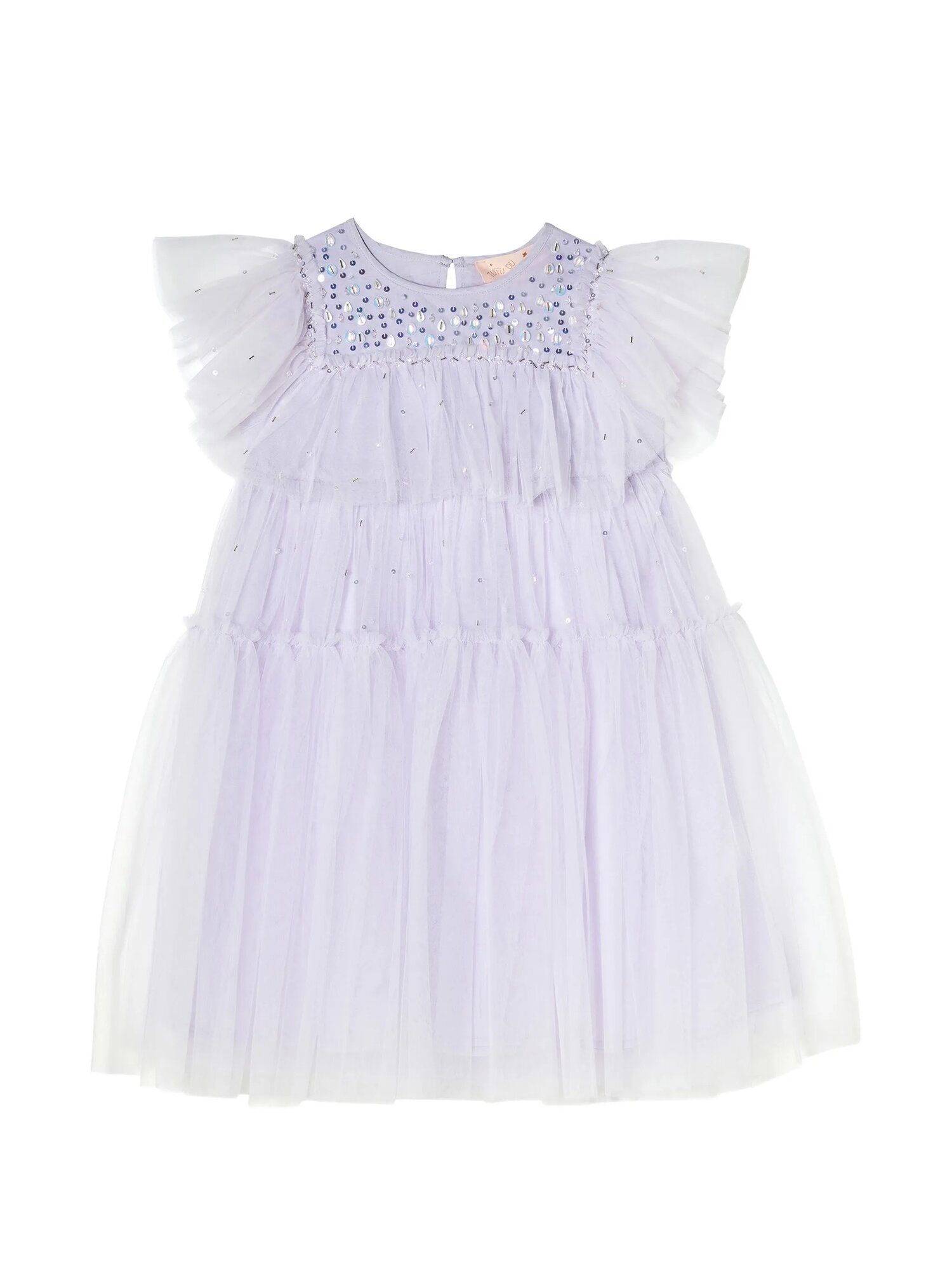 Платье Ziegfeld sequin-embellished ruffled dress