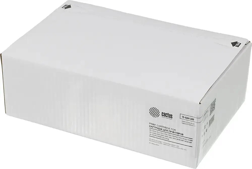 Картридж (двойная упаковка) Cactus CS-Q2612AD, черный / CS-Q2612AD