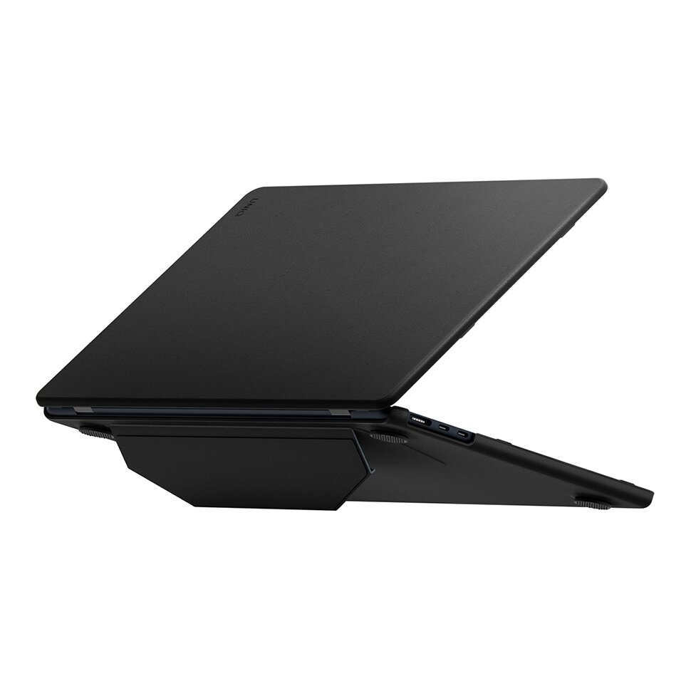 Uniq для Macbook Air 13 (2022-2026 M2-M5) Lyden Versa Laptop sleeve/stand (Dallas Black)
