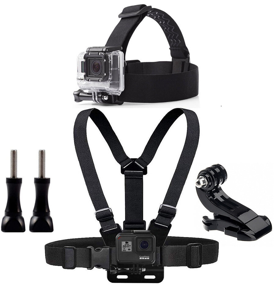 Комплект ремешка на голову и нагрудного ремня для экшн-камеры GoPro DJI Osmo