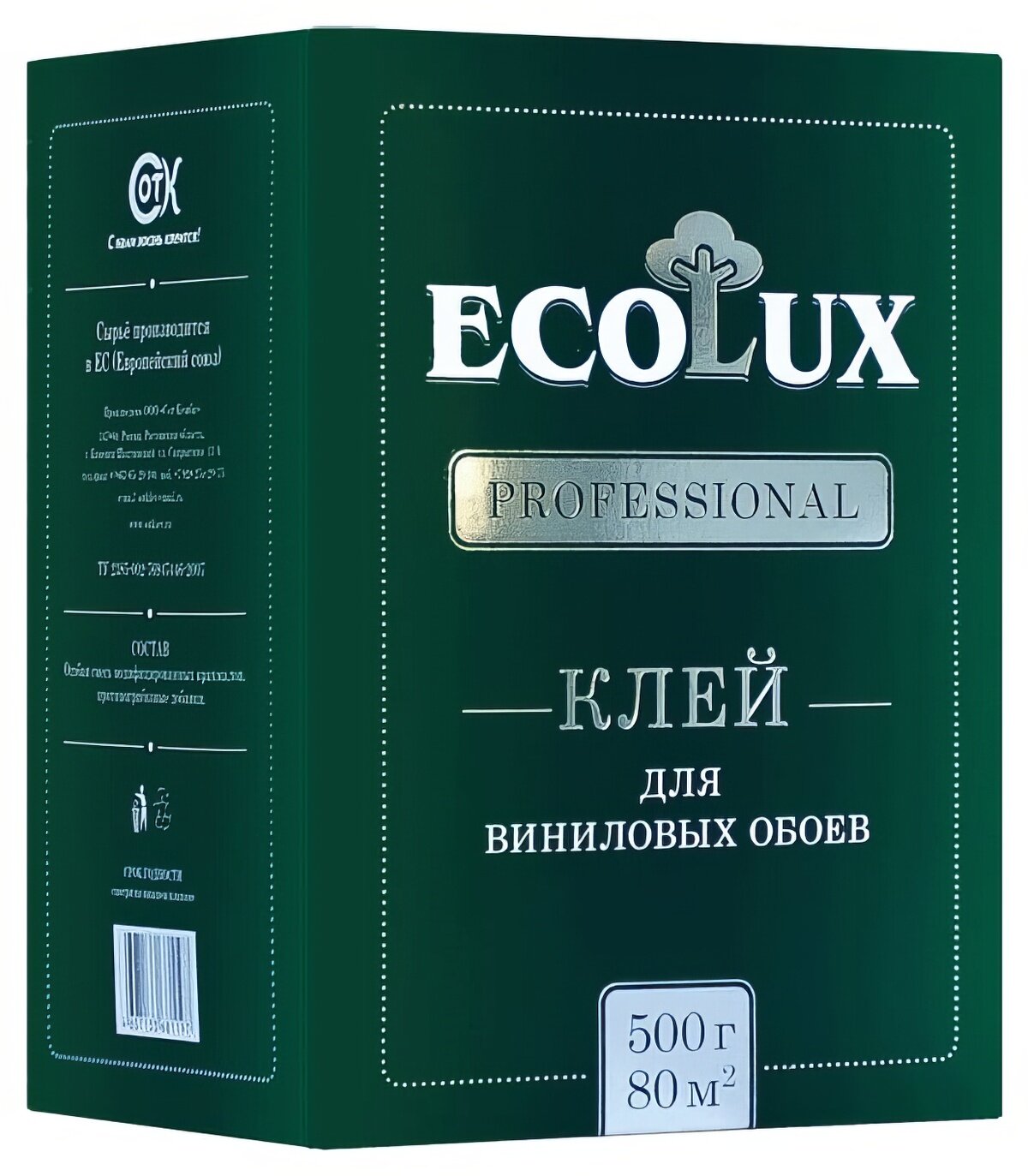 Клей для обоев ECOLUX PROFESSIONAL Винил 500 г 4607133681197