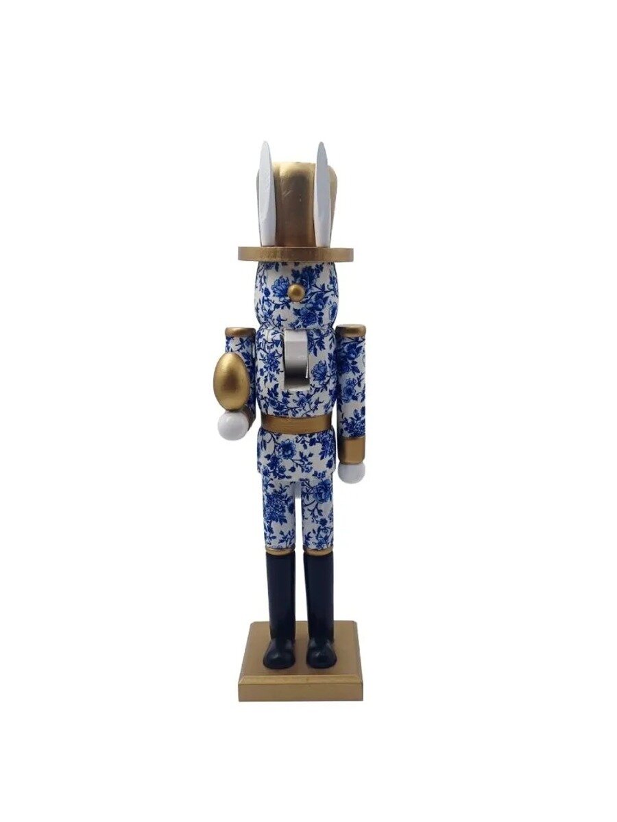 Щелкунчик декоративный деревянный пасхальный кролик настольное украшение