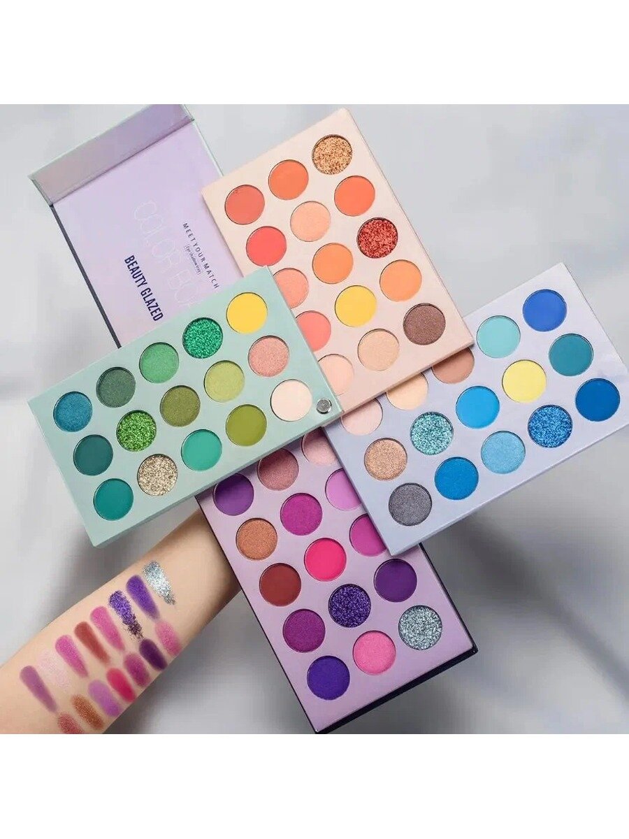 Тени для век Beauty Glazed Многофункциональная палитра сценического макияжа