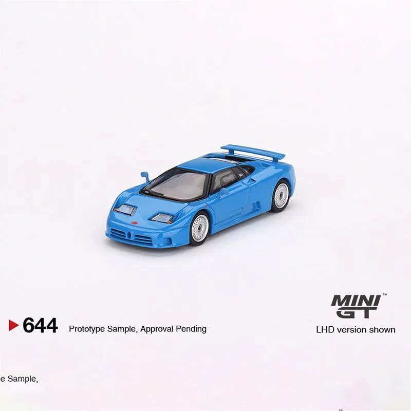 Машинка minigt 1:64 Bugatti EB110 GT #644 Collection die cast alloy car model decoration gift
