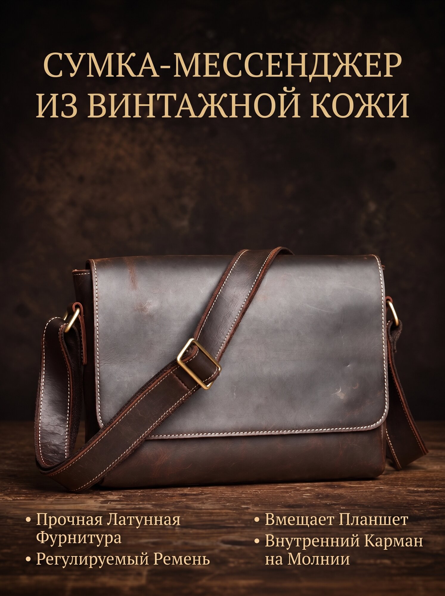 Сумка мессенджер  Classic Messenger