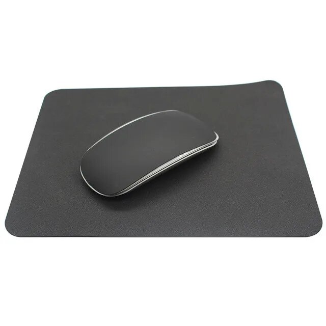 Силиконовый коврик для мыши 2 в 1 + чехол для мыши, 7 цветов Черный, Black