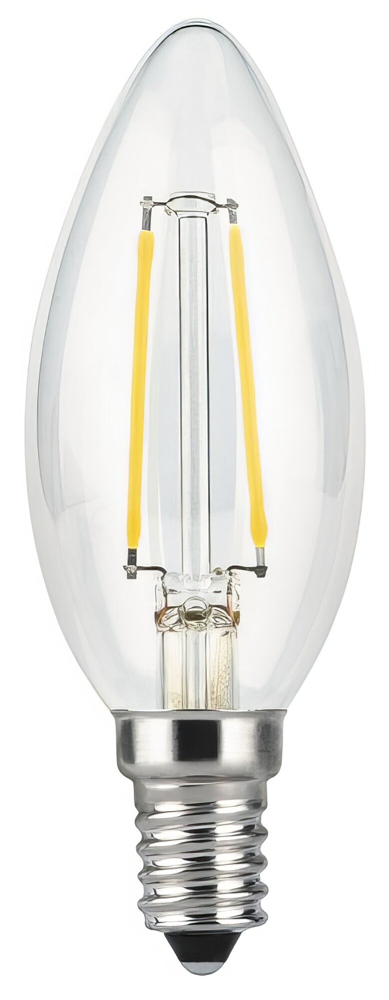 Лампа GAUSS Filament Свеча 11Вт Е14 LED 830Лм 4100К свеча