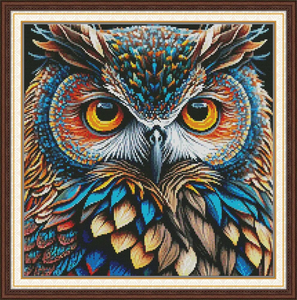 NKFвышивка крестом наборы, Схема на 14CT "сова",41*41CM