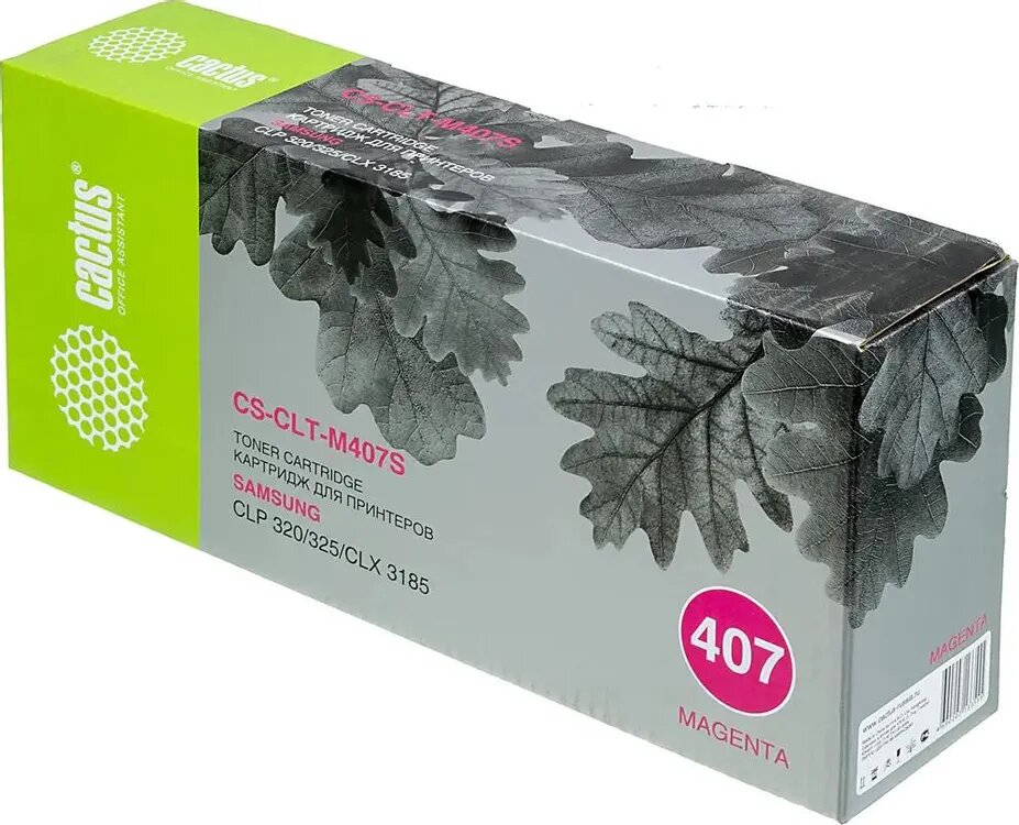 Картридж Cactus CS-CLT-M407S, CLT-M407S, пурпурный
