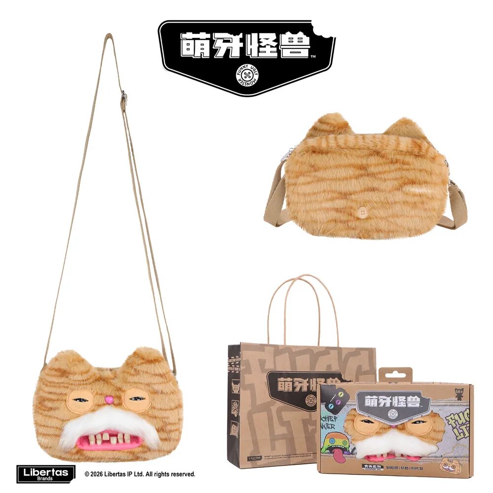 Funny Ugly Monster Crossbody Bag Кошка Карманная сумка Alley Cat
