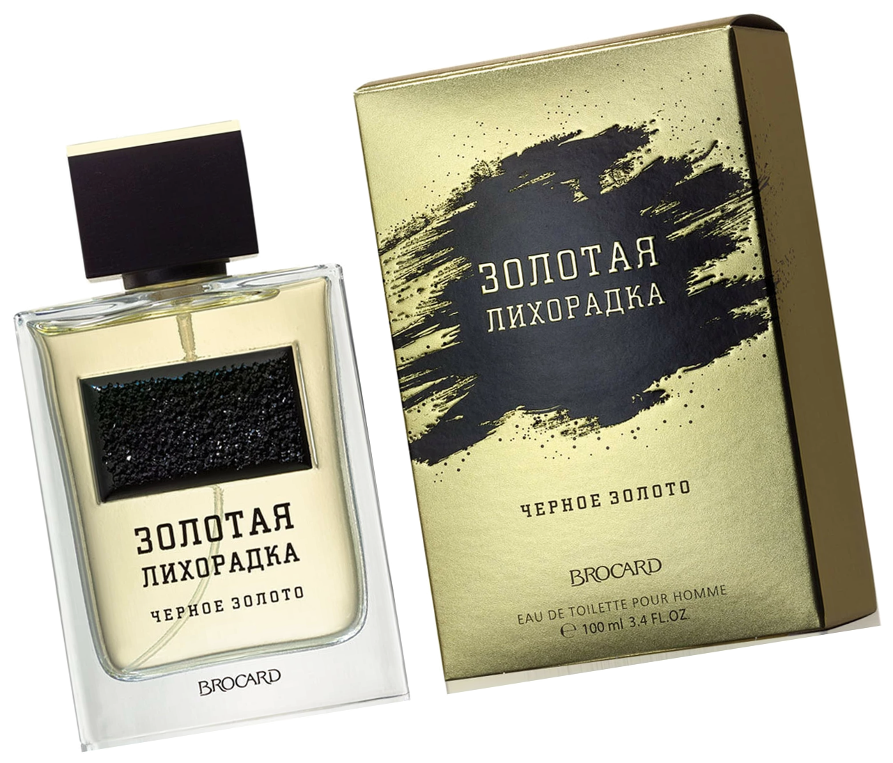 Мужские духи Brocard Zolotaya Likhoradka Black Gold 100 мл - Брокард Черное Золото