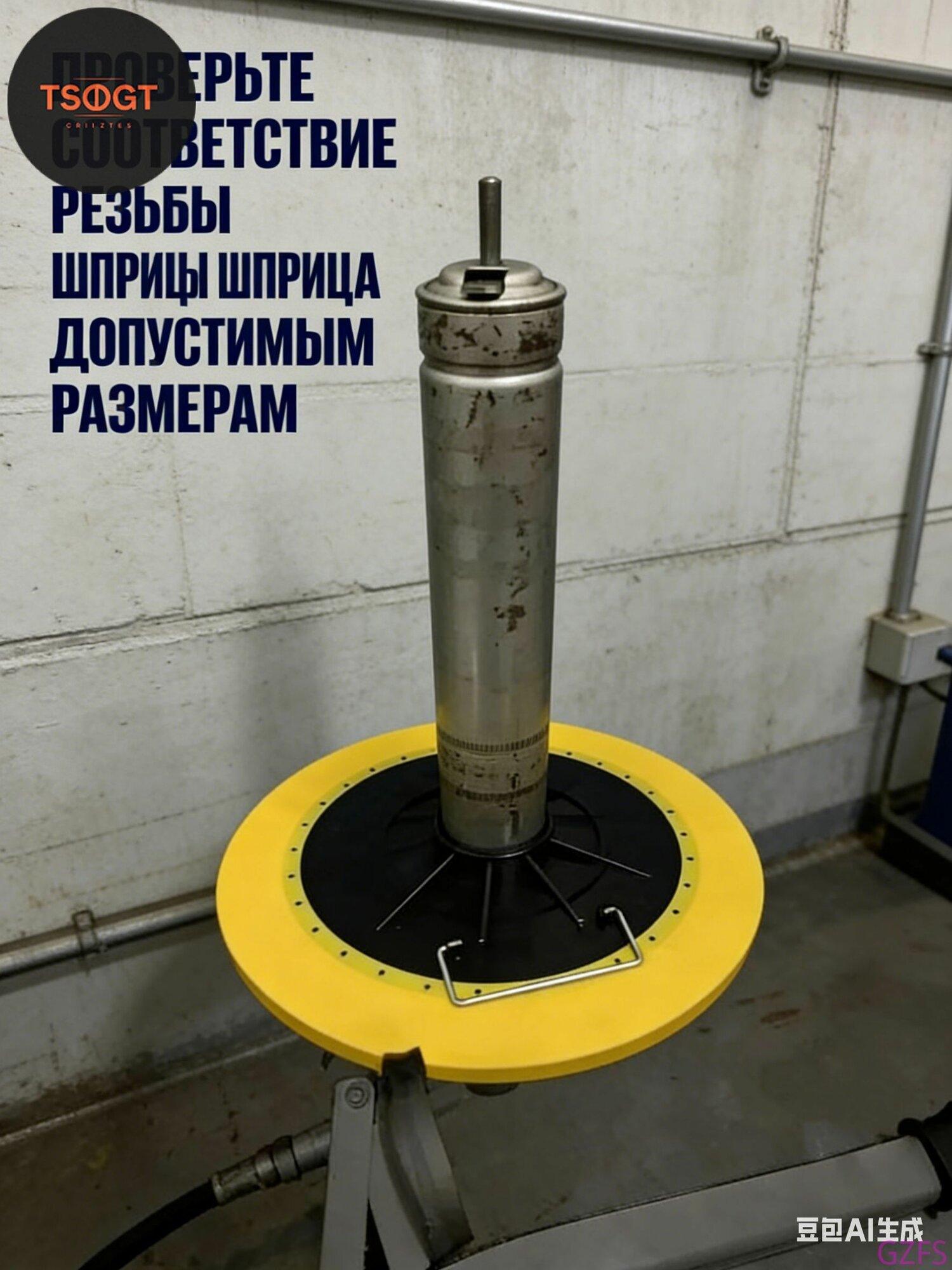 Приспособление для набора смазки в плунжерный шприц из ведра