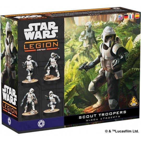 Игровые миниатюры FFG Star Wars Legion Scout Troopers Resculpt En