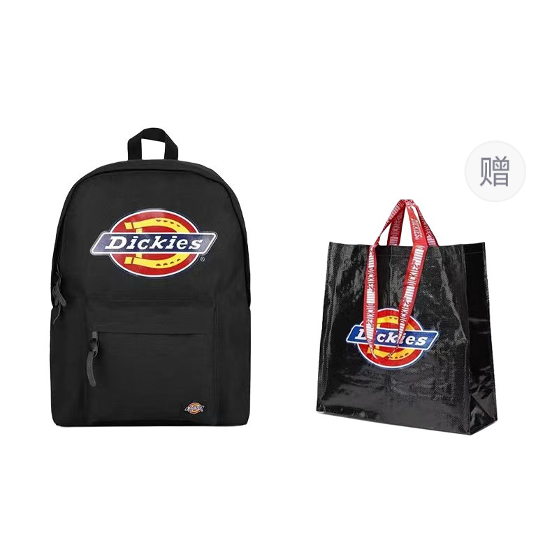 Рюкзак унисекс Dickies Regular из полиэстера черный, shopping bag (regular+shopping bag)