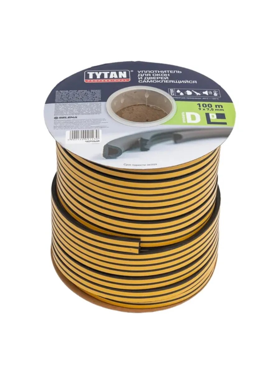 Уплотнитель для окон и дверей Tytan Professional 100 м