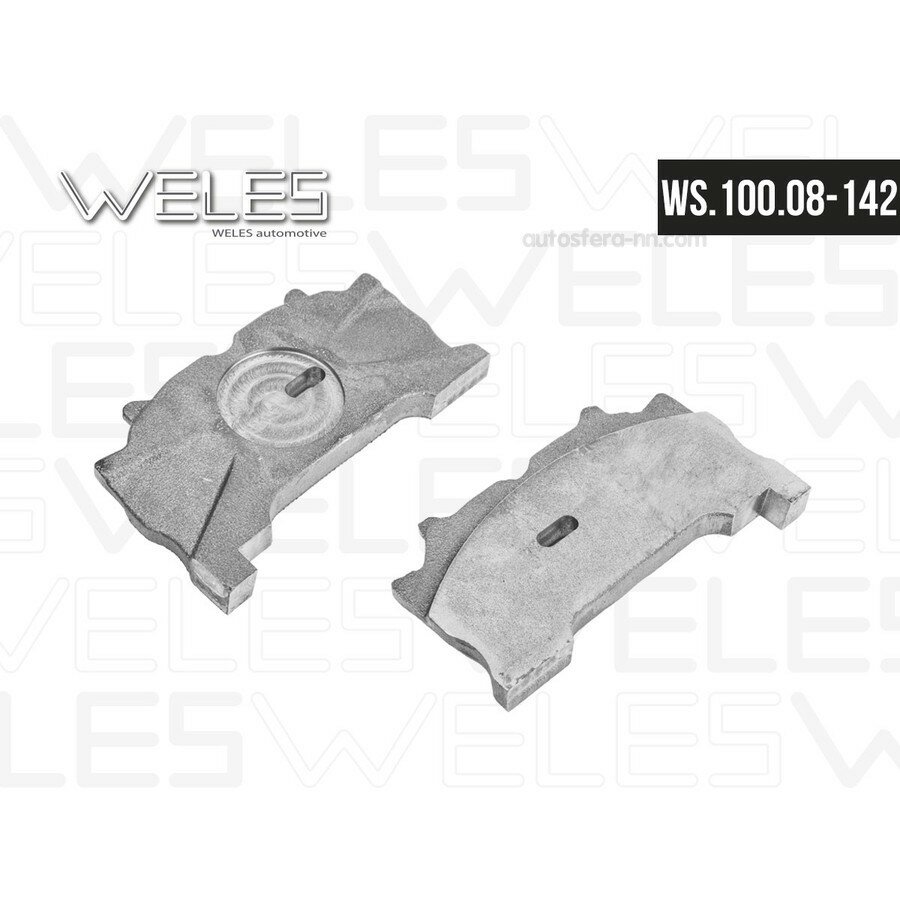 WELES WS10008142 Ремкомплект суппорта (нажимная пластина левая) Wabco PAN 17