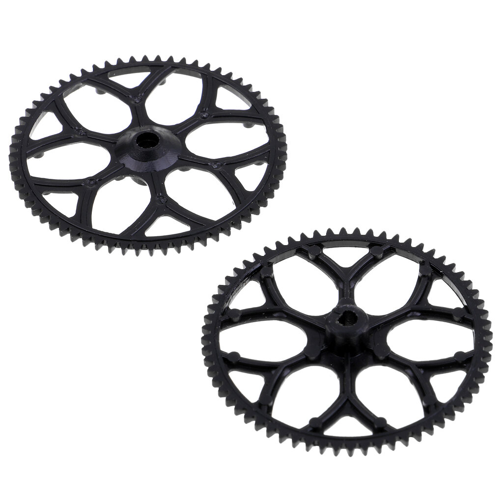 Набор из 2 пластиковых шестеренок для радиоуправляемого вертолета WLtoys V977 V988 V966 XK K110