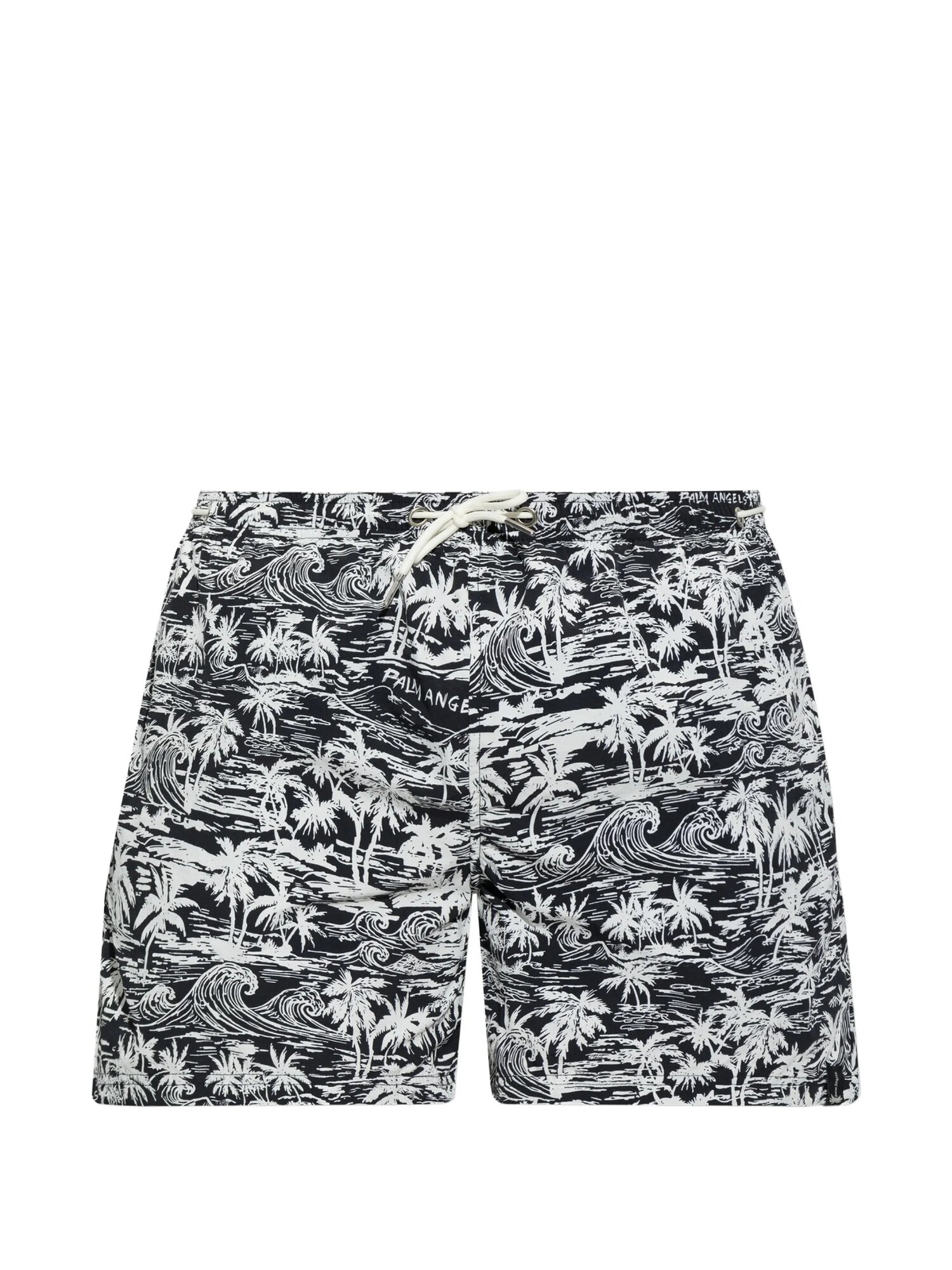 Шорты для плавания Palm-print drawstring swim shorts
