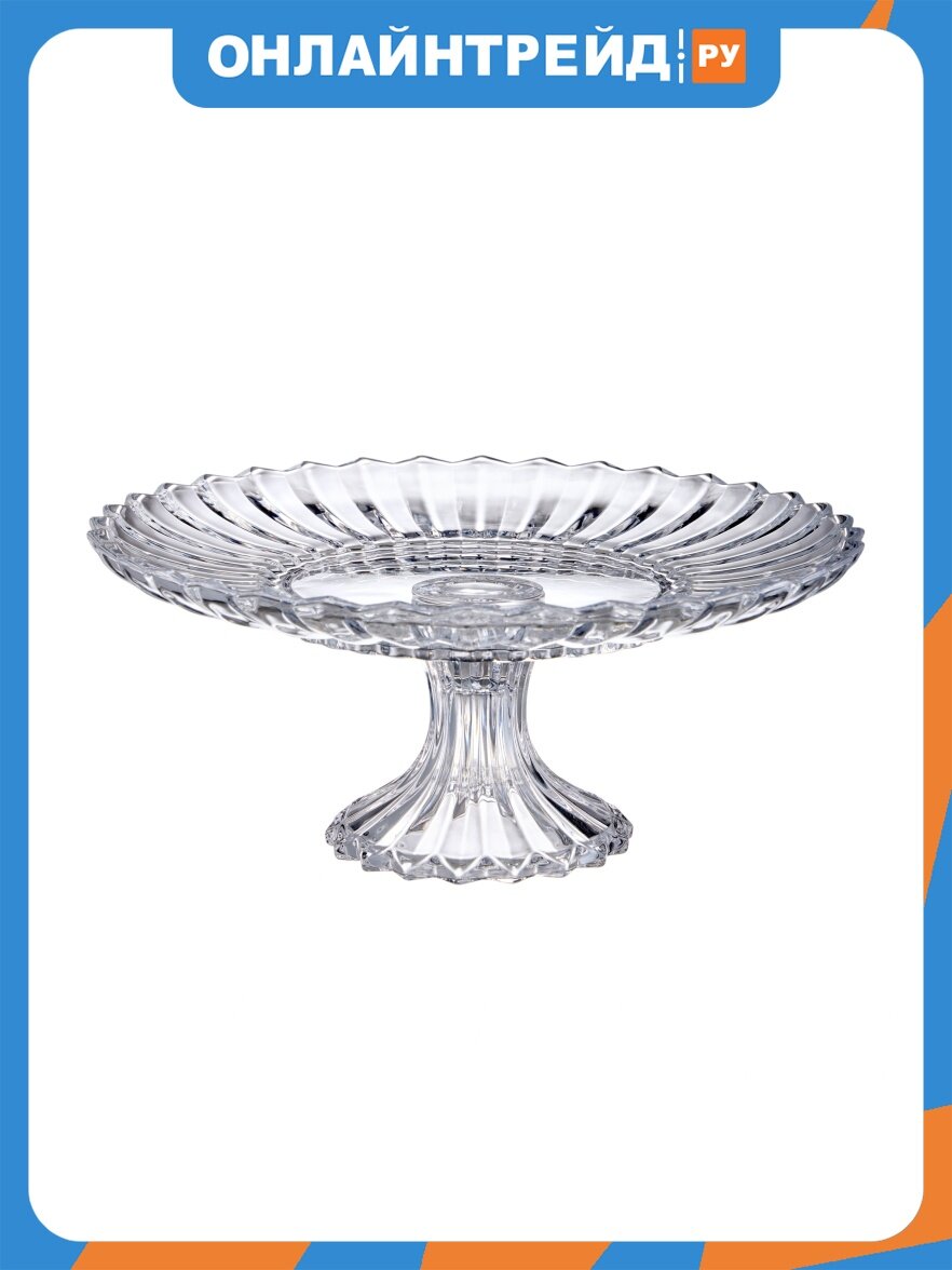 Блюдо сервировочное на ножке Lefard "Brilliance" Круглое, 29,5*13,5 см 691-147