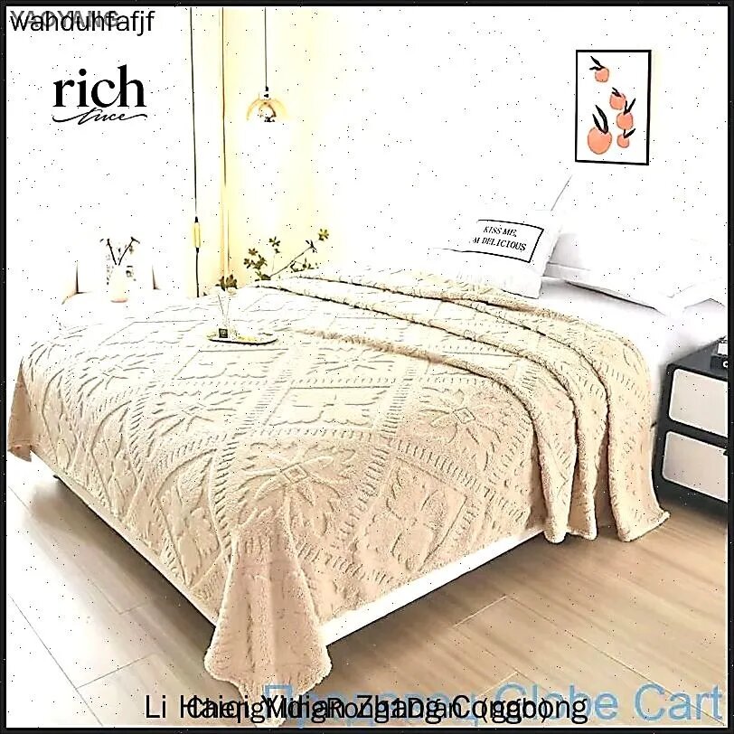 Простыня 150x200 см жаккард, хаки, горчичный узоры