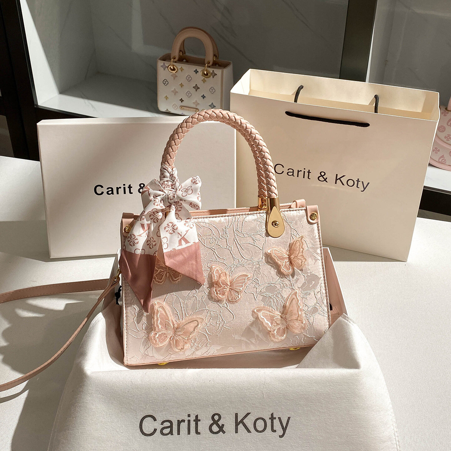 Сумка тоут  CARIT KOTY 509-6319 BUTTERFLY TOTE