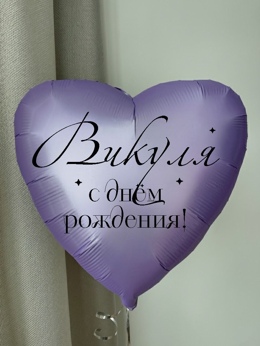 Именной воздушный шар Викуля Вика, на день рождения