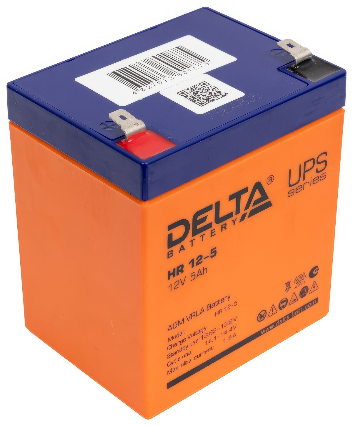 Батарея аккумуляторная Delta HR 12-5