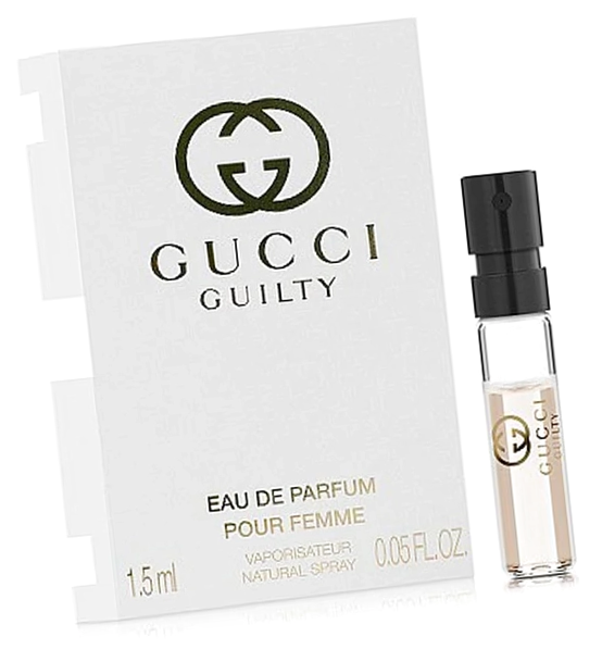 Парфюмерная вода Gucci Guilty Pour Femme 1.5 пробник / Сэмпл аромата Гуччи Гилти Пур Фам / Миниатюра парфюма